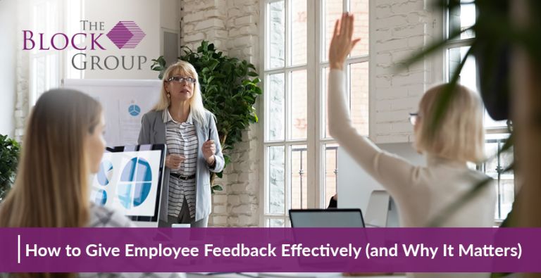 How to Give Employee Feedback Effectively (and Why It Matters) - The ...
